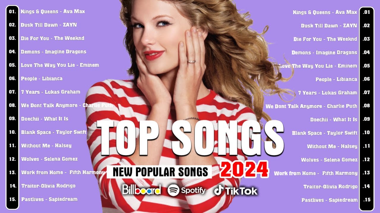 Pop Music 2024 - Charlie Puth, Adele, Miley Cyrus, Maroon 5 ...