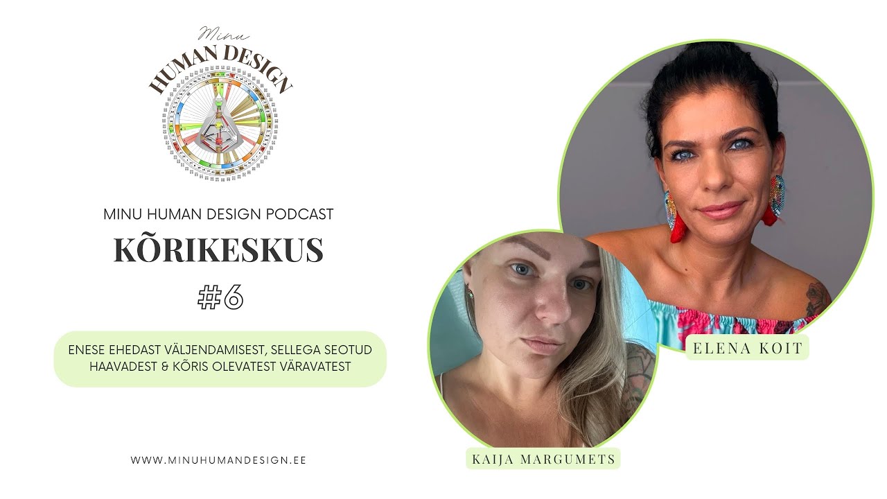 Minu Human Design #6 - Elena Koit - Kõrikeskus - YouTube