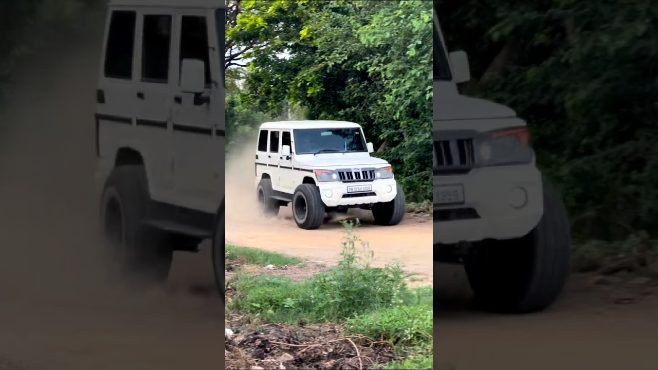 Modified Bolero off roading white horse#automobile #shorts #shortvideo ...