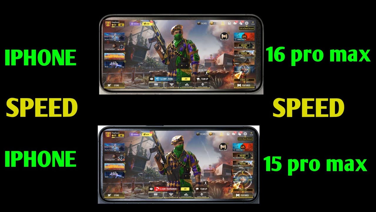 Iphone 16 pro max Vs Iphone 15 Gaming Test | iphone 15 vs iphone 16 ...