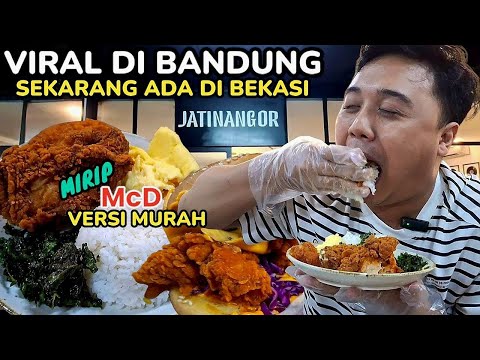 AYAM JATINANGOR VIRAL DI BANDUNG BUKA DI BEKASI ‼️ AYAMNYA BENERAN MIRIP MCD ❓