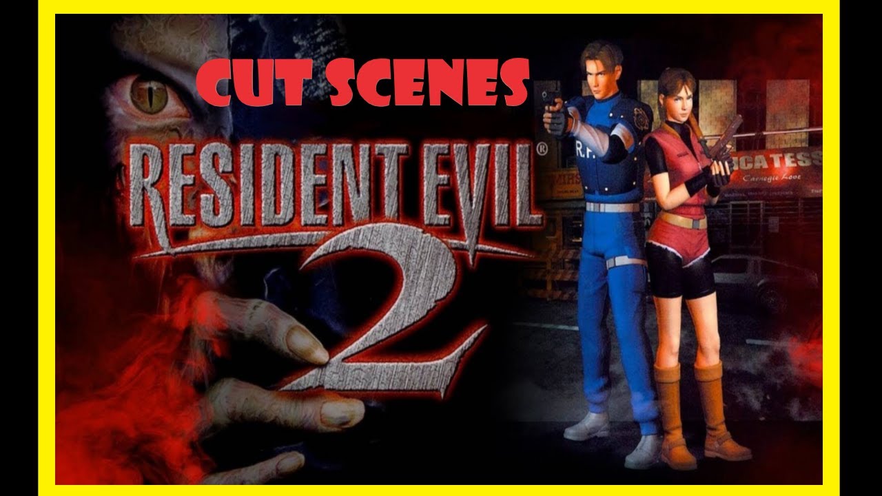 Resident Evil 2 1998 Leon A all cut scenes - YouTube