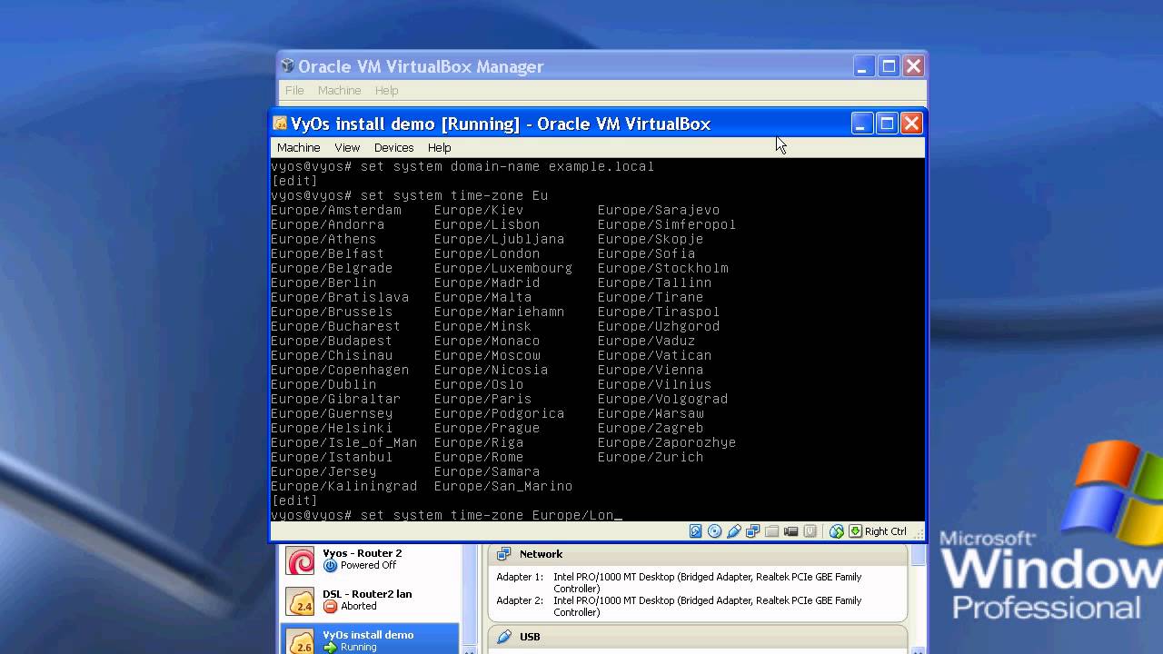 VyOS - Basic System Configuration - YouTube