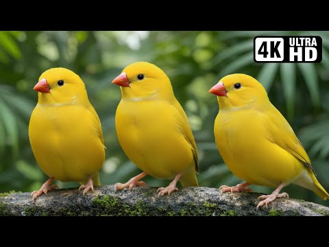 Breathtaking Yellow Birds Singing in Nature 🌼 | Ultimate Relaxation & Stress Relief | Calm Time