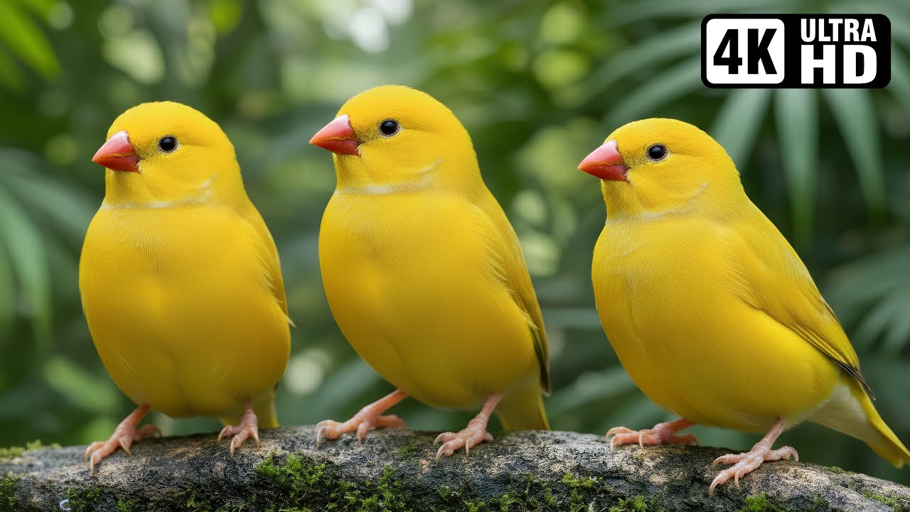 Breathtaking Yellow Birds Singing in Nature 🌼 | Ultimate Relaxation ...