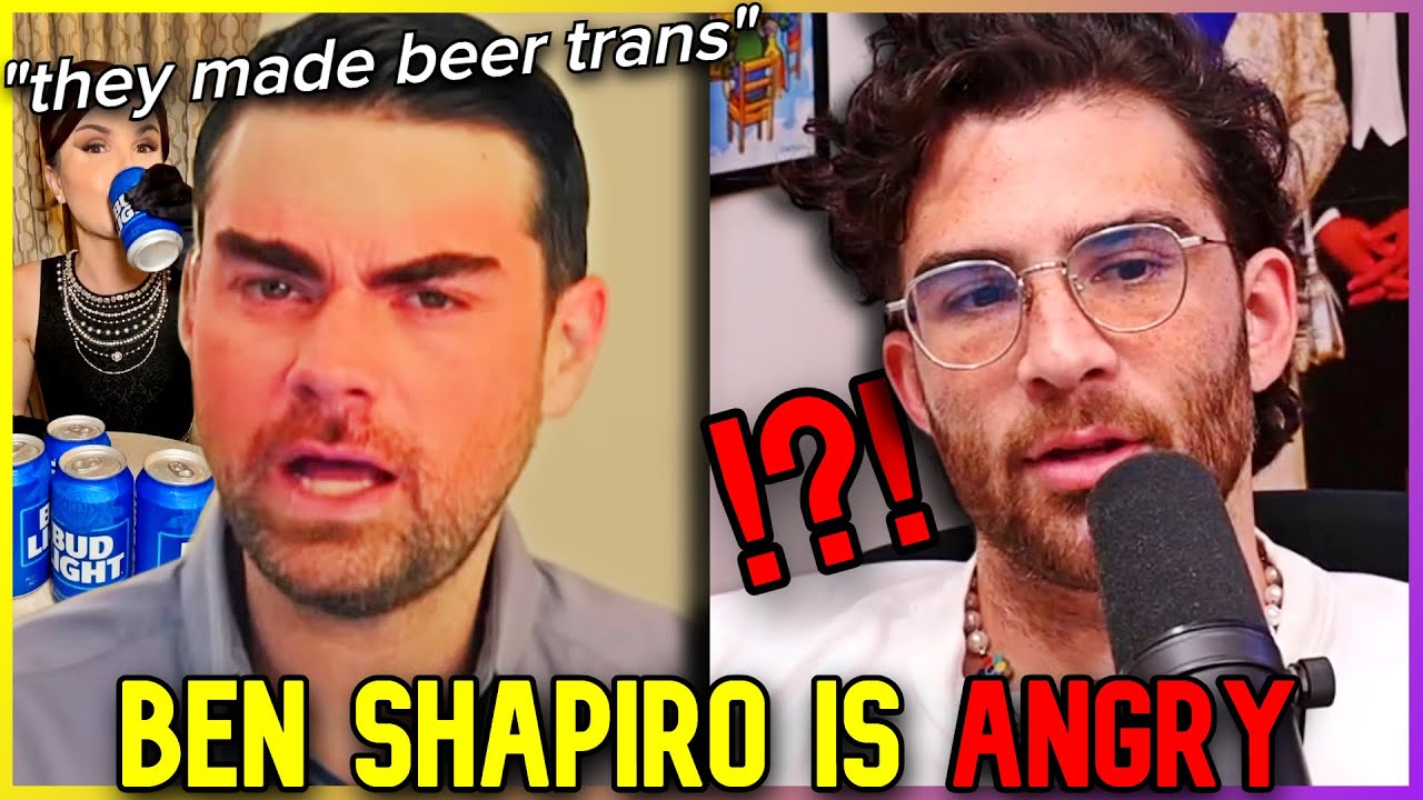 Ben Shapiro is EXTEMELY ANGRY at Bud Light | Hasanabi Reacts - YouTube