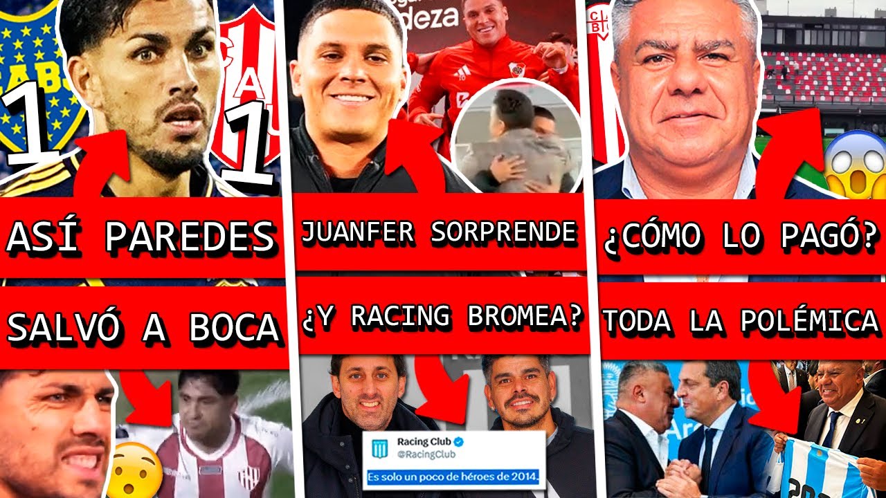 Así fue el DEBUT de PAREDES en BOCA+ QUINTERO sorprendió a RIVER+ ¿Cómo BARRACAS pagó su ESTADIO ...