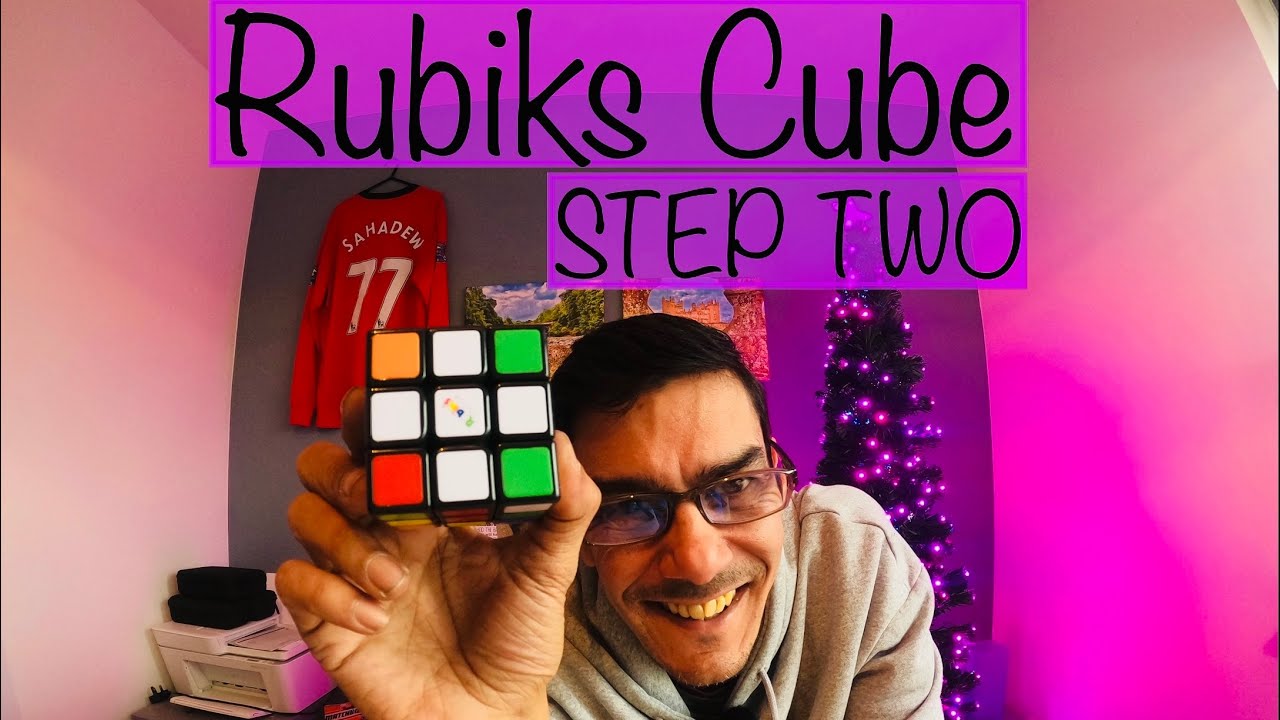 HOW TO DO A RUBIKS CUBE | STEP 2 - MAKE A WHITE CROSS #EASY # ...