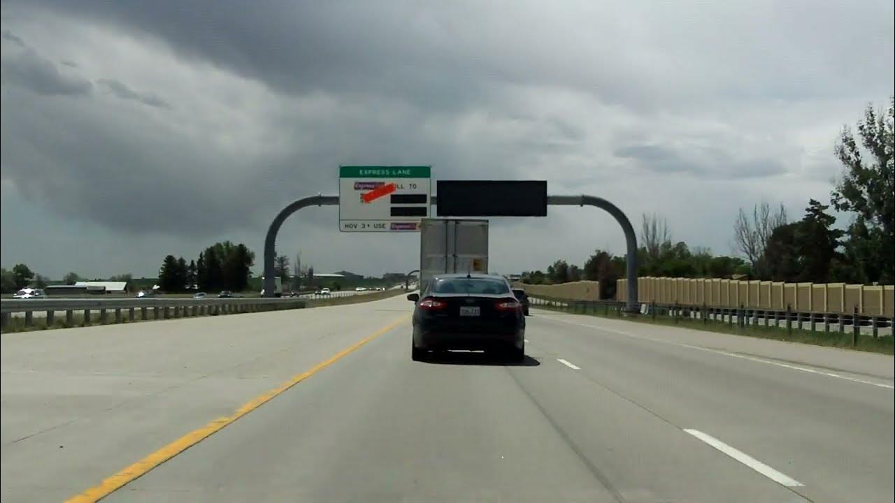 Interstate 25 - Colorado (Exits 265 to 254) southbound - YouTube