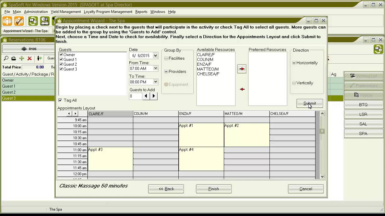 SpaSoft Group Bookings and Central Reservations - YouTube