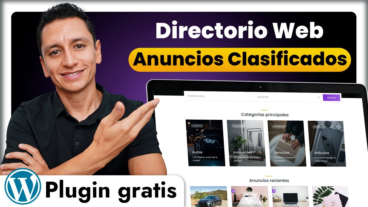 Cómo Crear Una Página Web de ANUNCIOS CLASIFICADOS o DIRECTORIO en WordPress con HivePress - YouTube