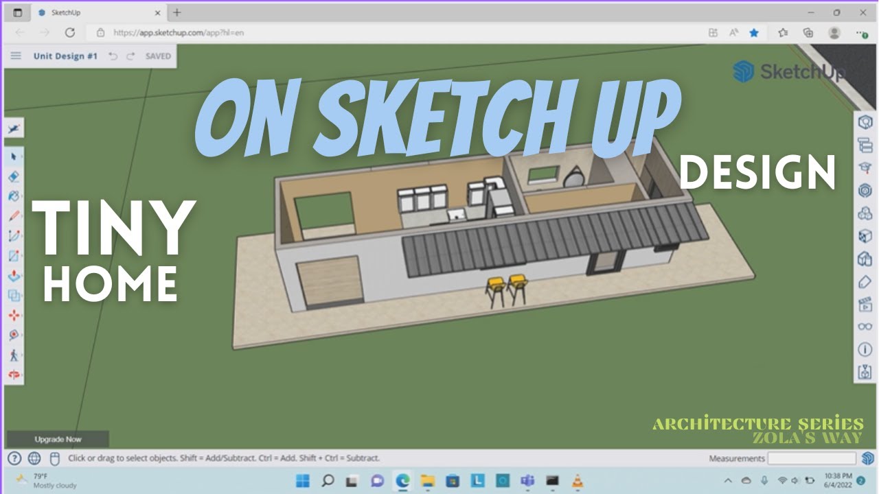 Tiny House design | SketchUp vs Revit for 3D | Architecture Series ...
