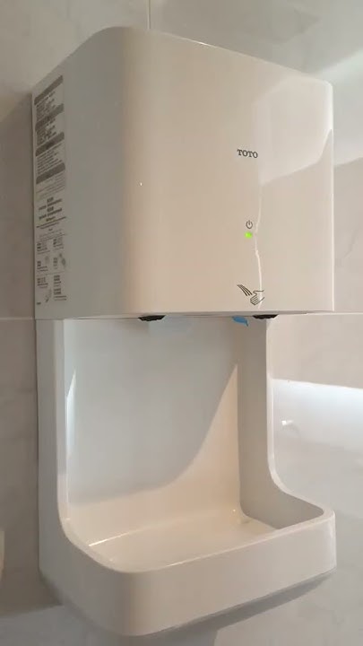 TOTO CLEAN DRY high speed hand dryer #shorts #toto #sanitary #architecture - YouTube