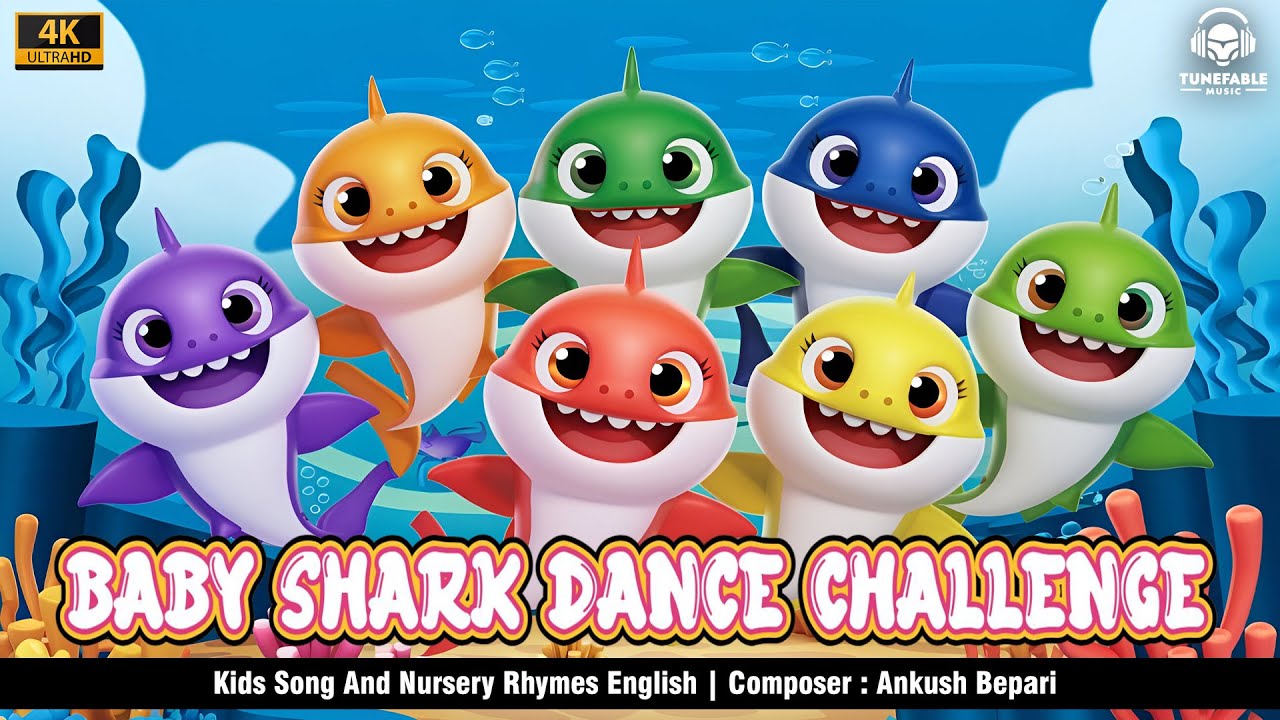 Baby Shark Dance Challenge | Kids Song And Nursery Rhymes English - YouTube