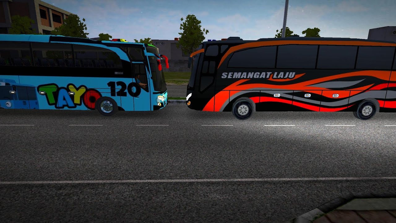 Tayo ngadu telolet | Bus simulator indonesia - YouTube
