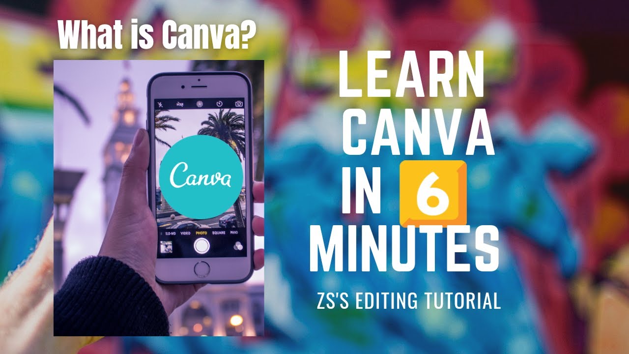 Canva Tutorial | Canva App | explain in 6 minutes | ZS Editing Tips ...