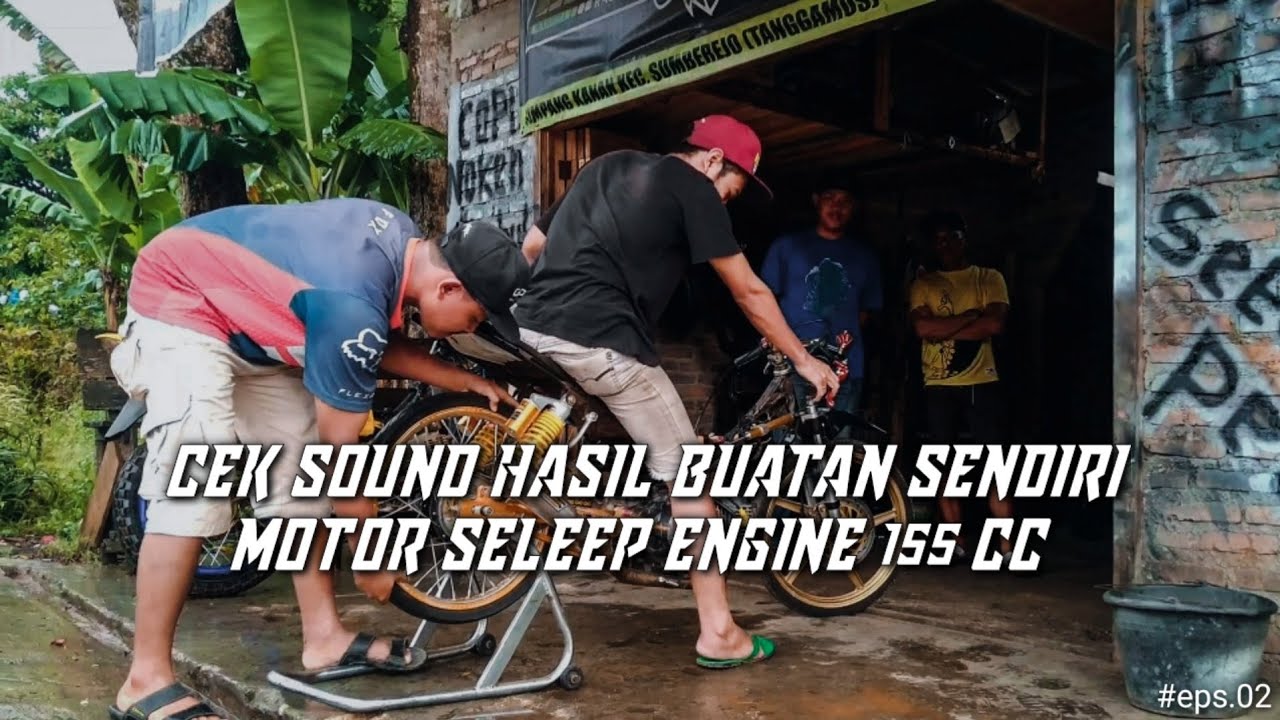 🔴CEK SOUND SLEEP ENGINE 155 DRAG BIKE INDONESIA , MOTOR KHUSUS RESMIAN ...