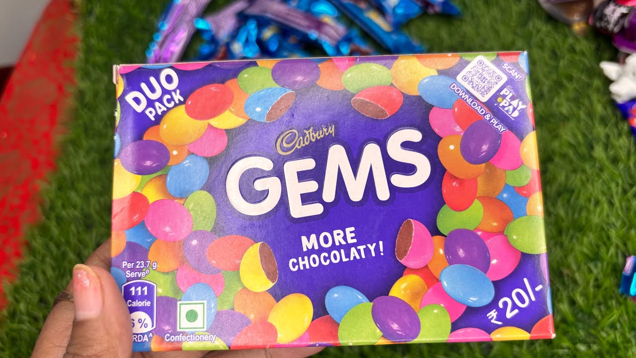 Gems More Chocolaty / Cadbury Gems duo pack / Cadbury gems video #gems ...
