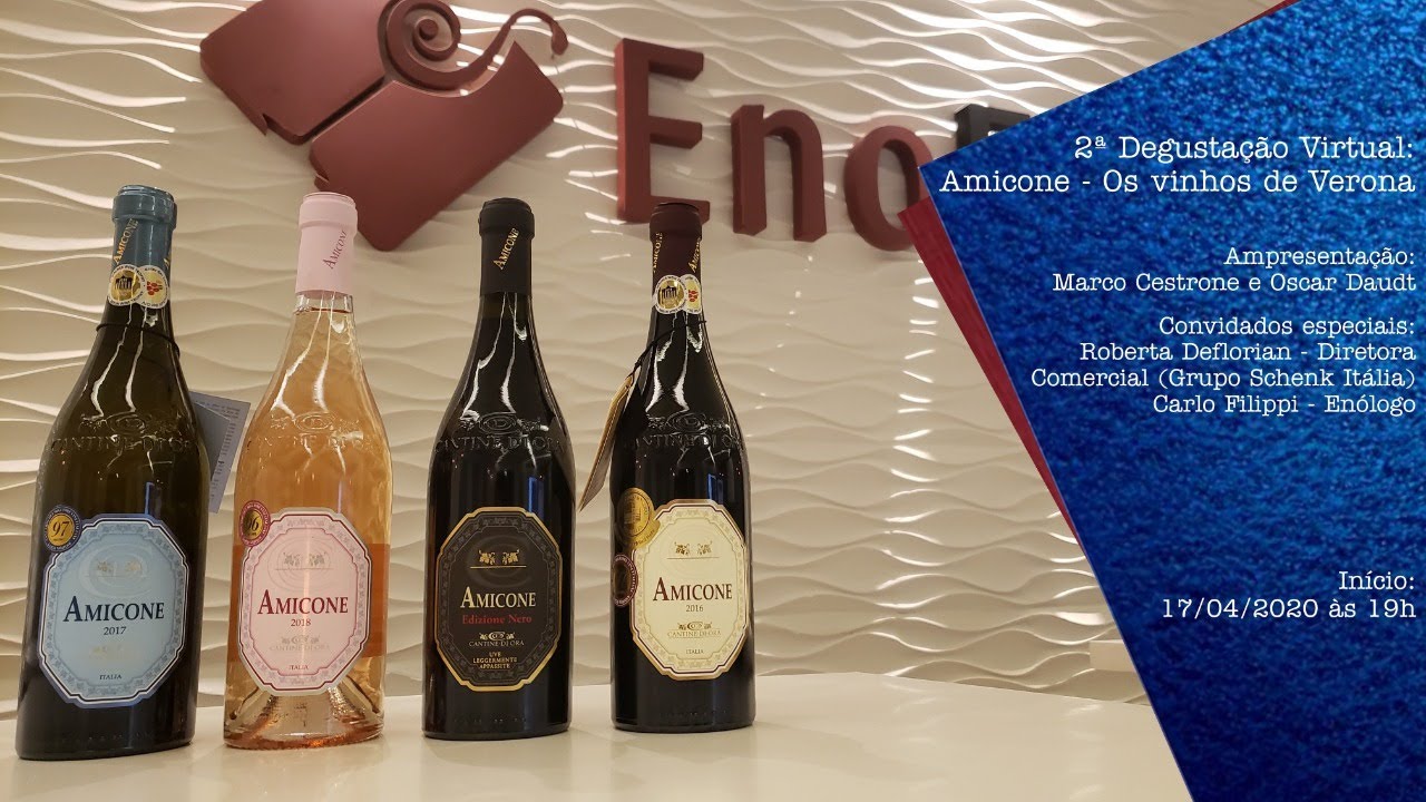 2ª Degustação virtual EnoEventos: Amicone - Os vinhos de Verona - YouTube
