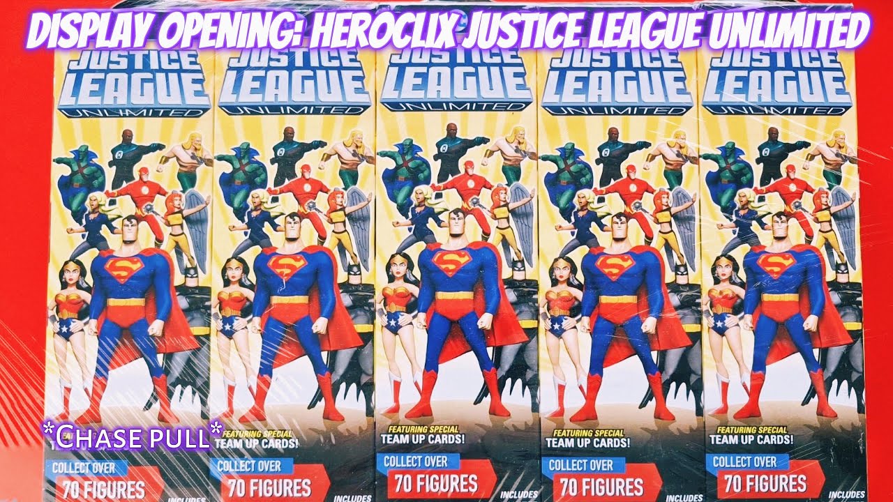 Display opening: Heroclix - Justice League Unlimited - YouTube