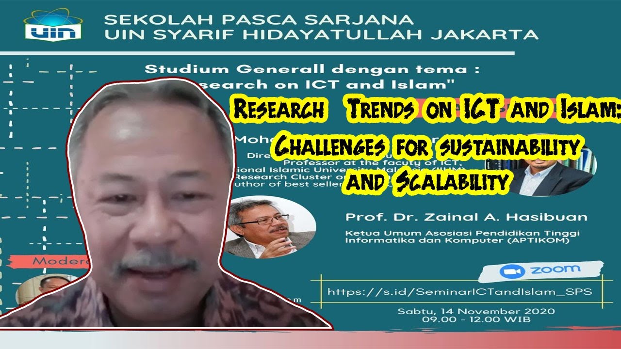 Prof. Zainal A. Hasibuan, Ph.D: Studium Generale "Research on ICT and ...
