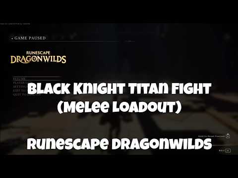 Black Knight Titan Fight (Melee) | Runescape: Dragonwilds