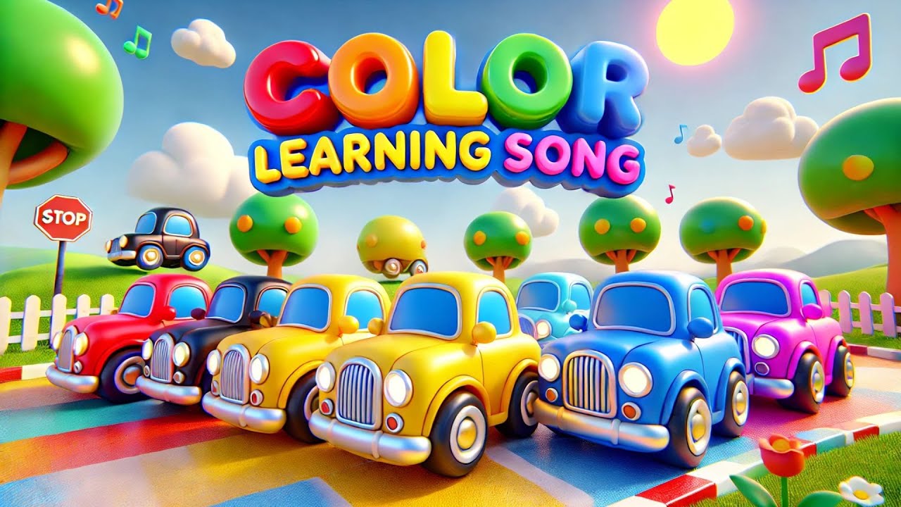 Color Cars Sing Along - Fun Learning Rhymes for Kids | Learn Colors ...