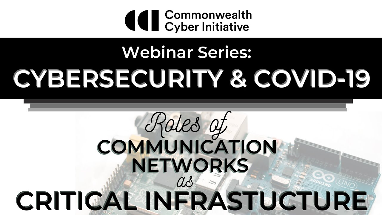 CCI webinar II: Roles of communication networks as critical ...