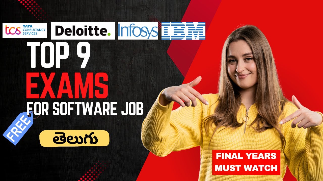 Best 9 IT & Software Job Exams for Final Year Students! and Freshers Explained in Detailed in ...