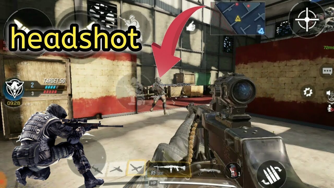 headshot in Cod gameplay video - YouTube