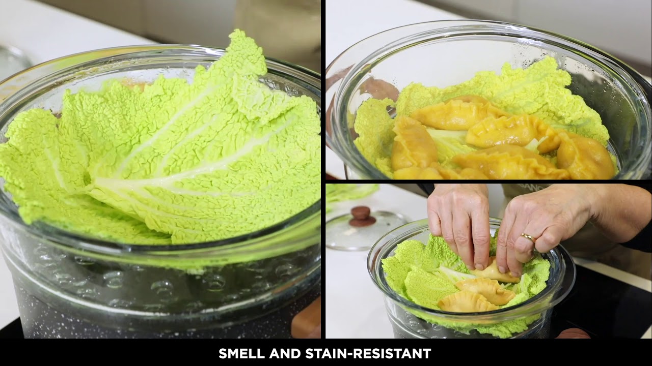 GLASS STEAMING BASKET - YouTube