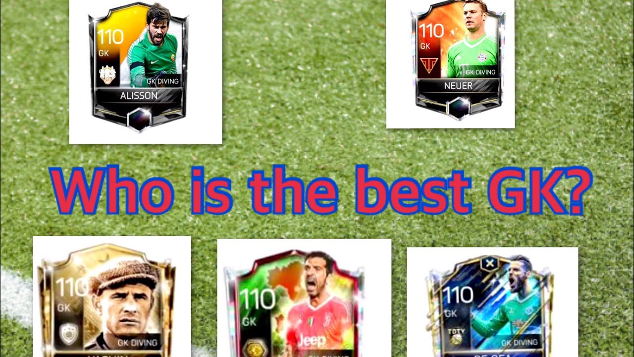 Who is the best GK? gameplay, icon Yashin, campaign buffon, toty degea ...
