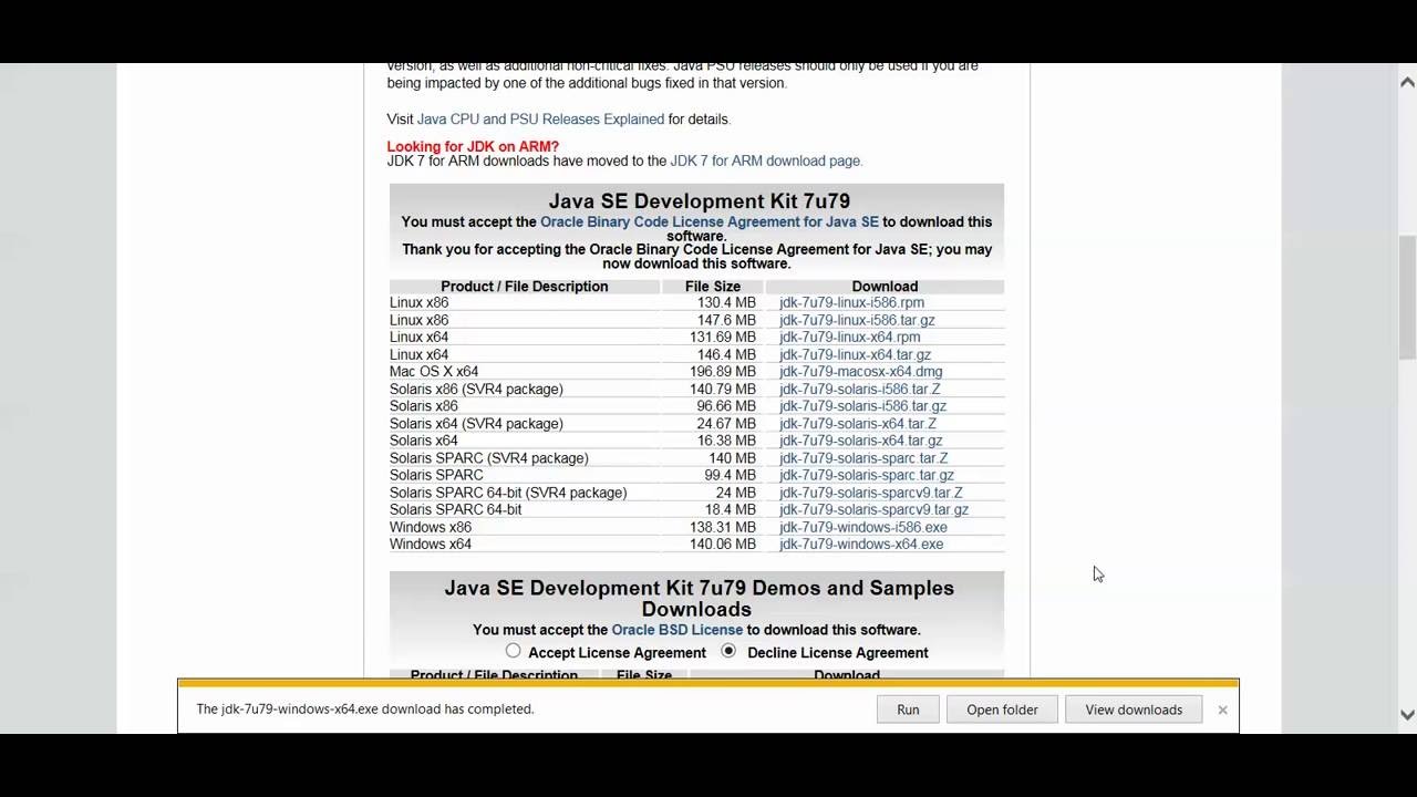 How to Install JDK7 on Windows 7 - YouTube