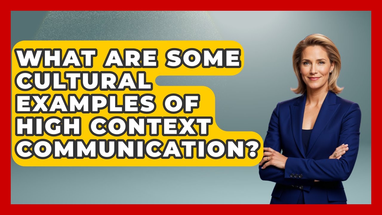 What Are Some Cultural Examples Of High Context Communication? - Better ...