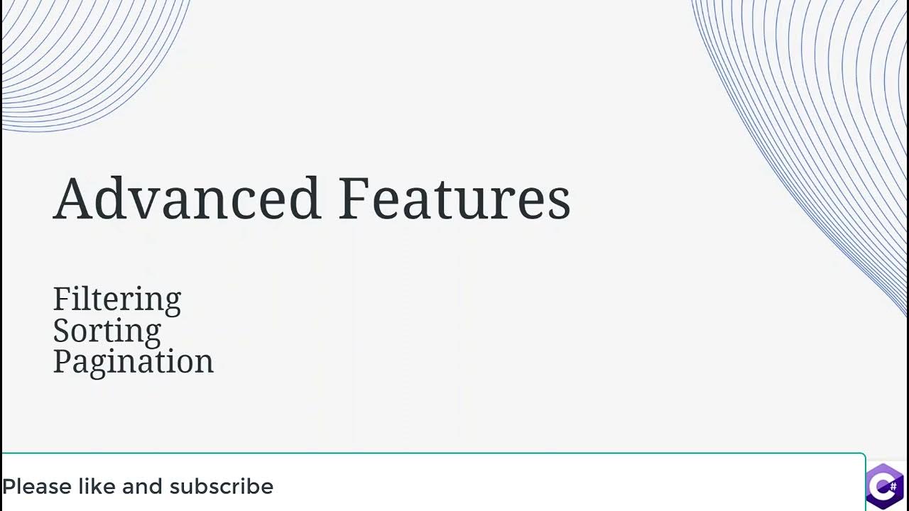 What is Filtering, Sorting, Pagination in ASP.NET Core Web API - Part #35 - YouTube