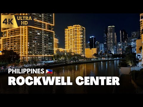 🇵🇭 The most beautiful area in Metro Manila? Rockwell Center Makati FULL ...