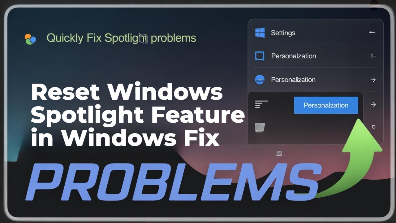 How To Reset Windows Spotlight Feature In Windows 11 [GUIDE] - YouTube
