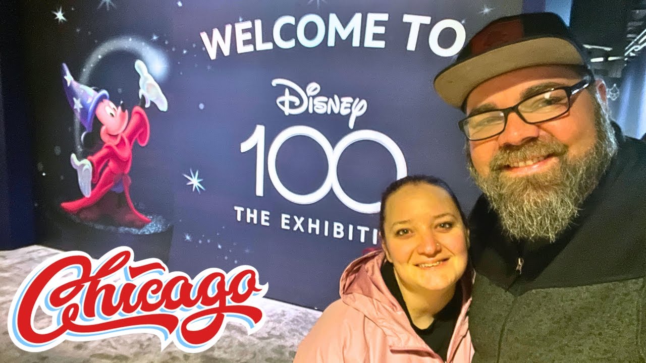 Visiting the Disney 100 Exhibition in Chicago! - YouTube