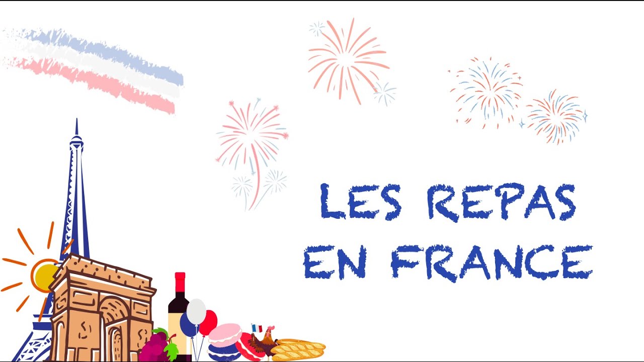 Les repas et comment mettre la table en France - YouTube