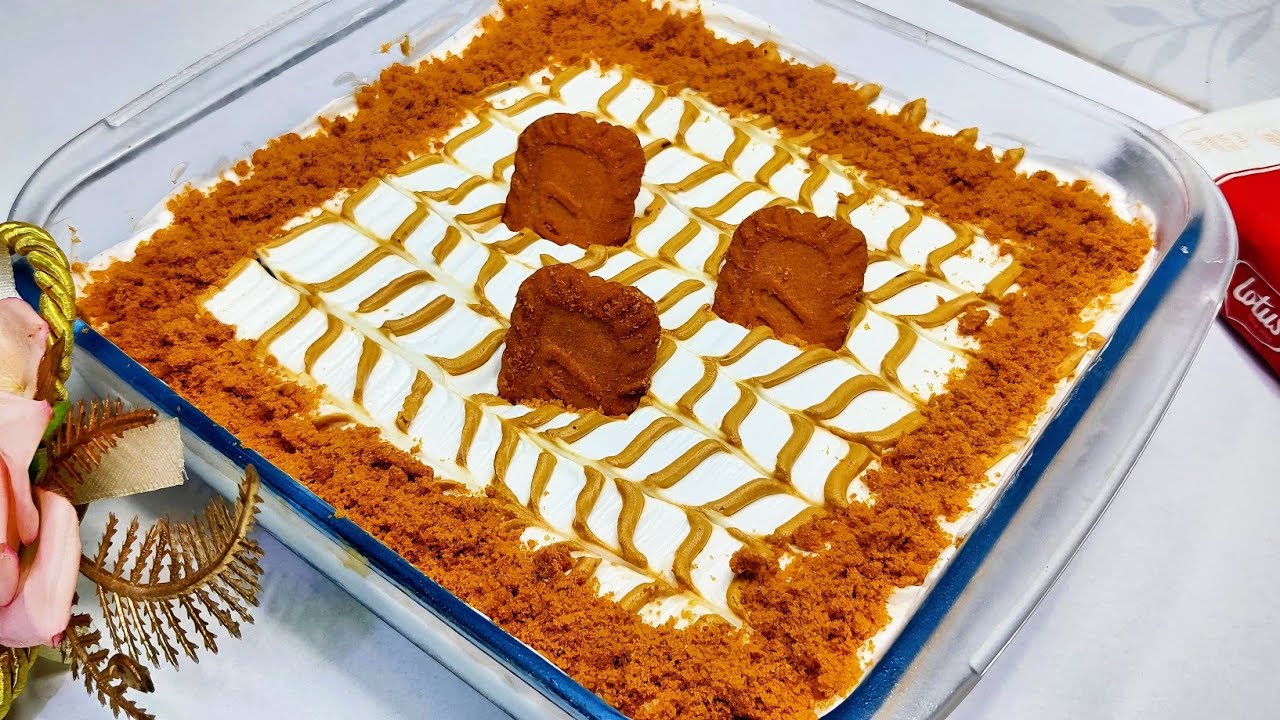 Lotus Biscoff Pudding | Fireless Cooking Recipes | Quick And Easy ...