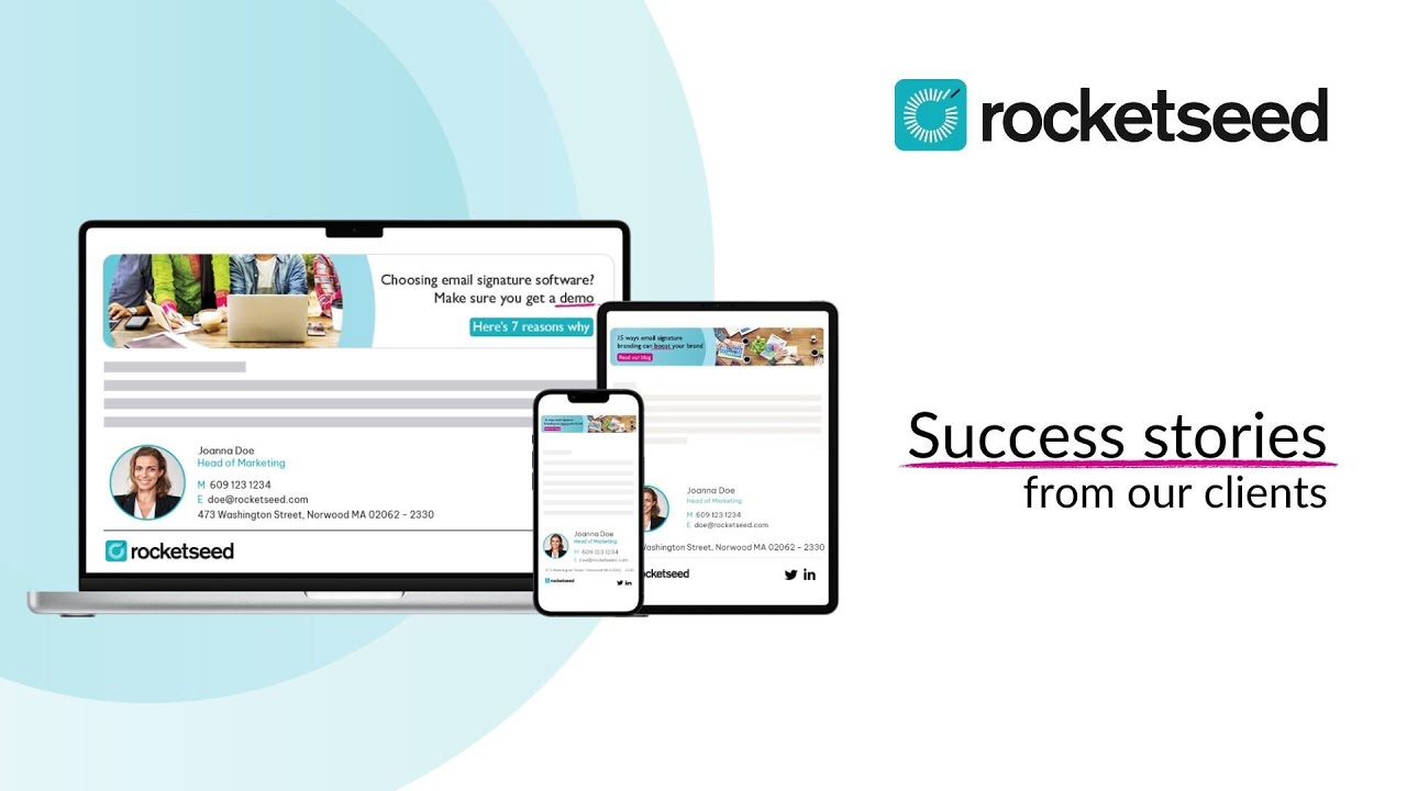 Promoting Pride in company email signatures A Rocketseed case study - YouTube