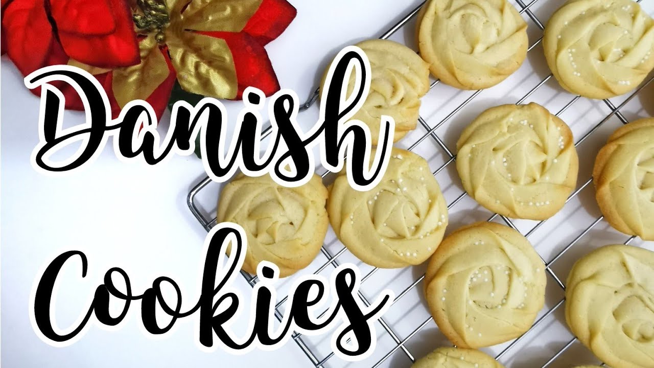 Danish Butter Cookies Recipe | Christmas Rose Cookies | Holiday Baking ...
