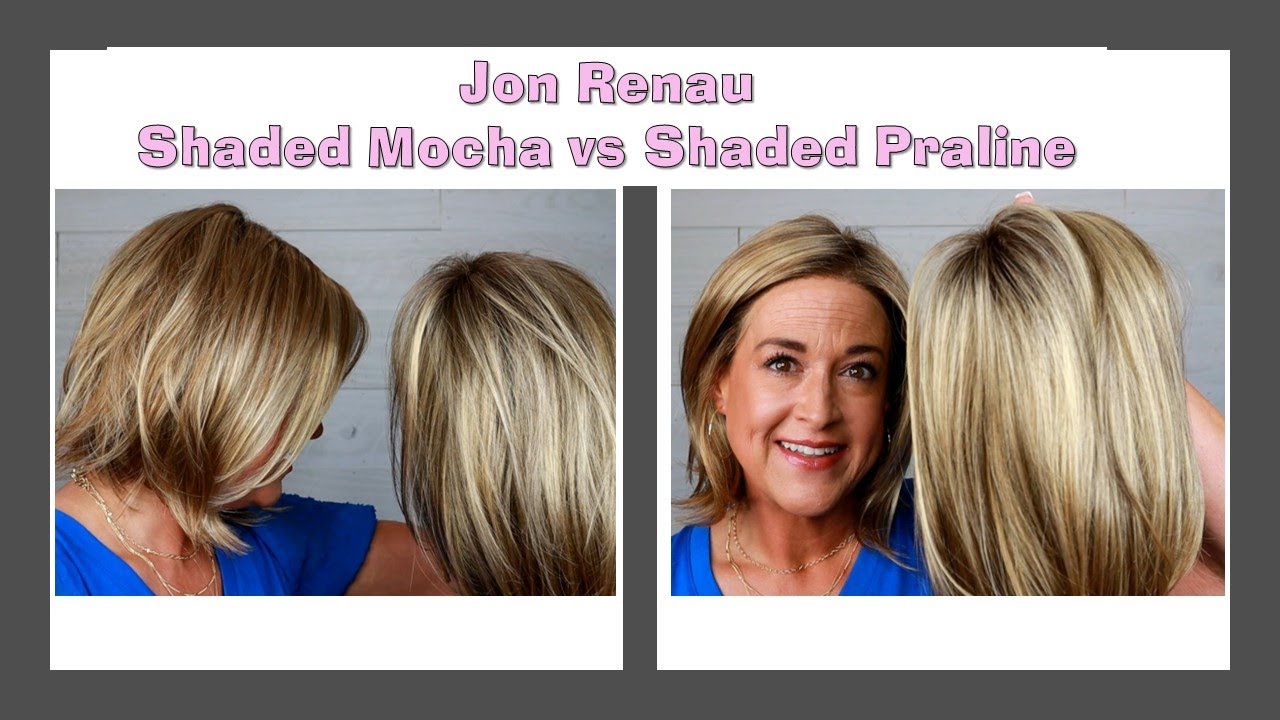 COLOR COMPARISON! Jon Renau colors Shaded Mocha 24BT18S8 & Shaded ...