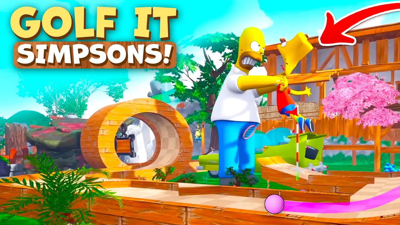 GOLF IT con LOS SIMPSONS - YouTube