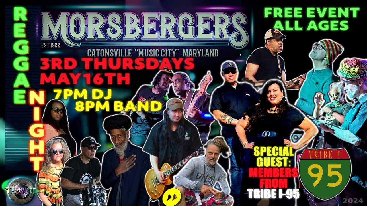 Baltimore Reggae Night - Backed by the Reggae Legends Tribute Band ...