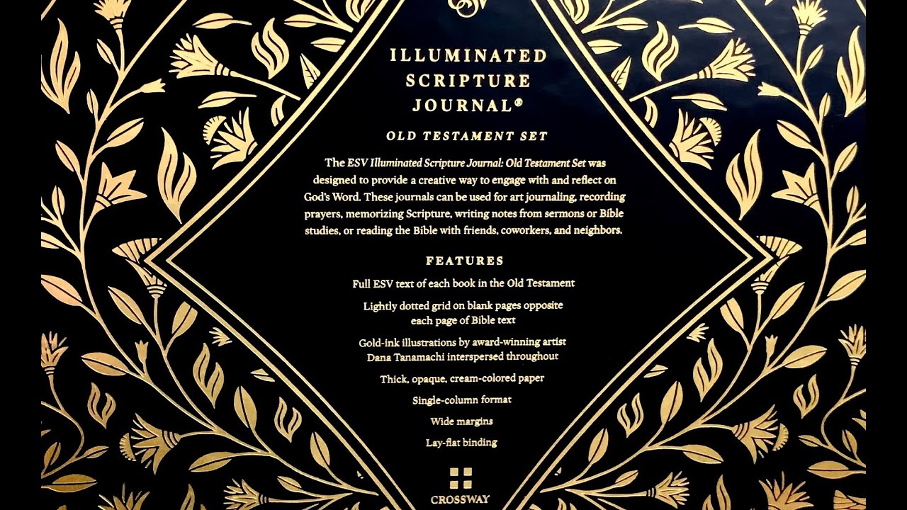 Illuminated Scripture Journal Old Testament Set Review 4K 60FPS - YouTube