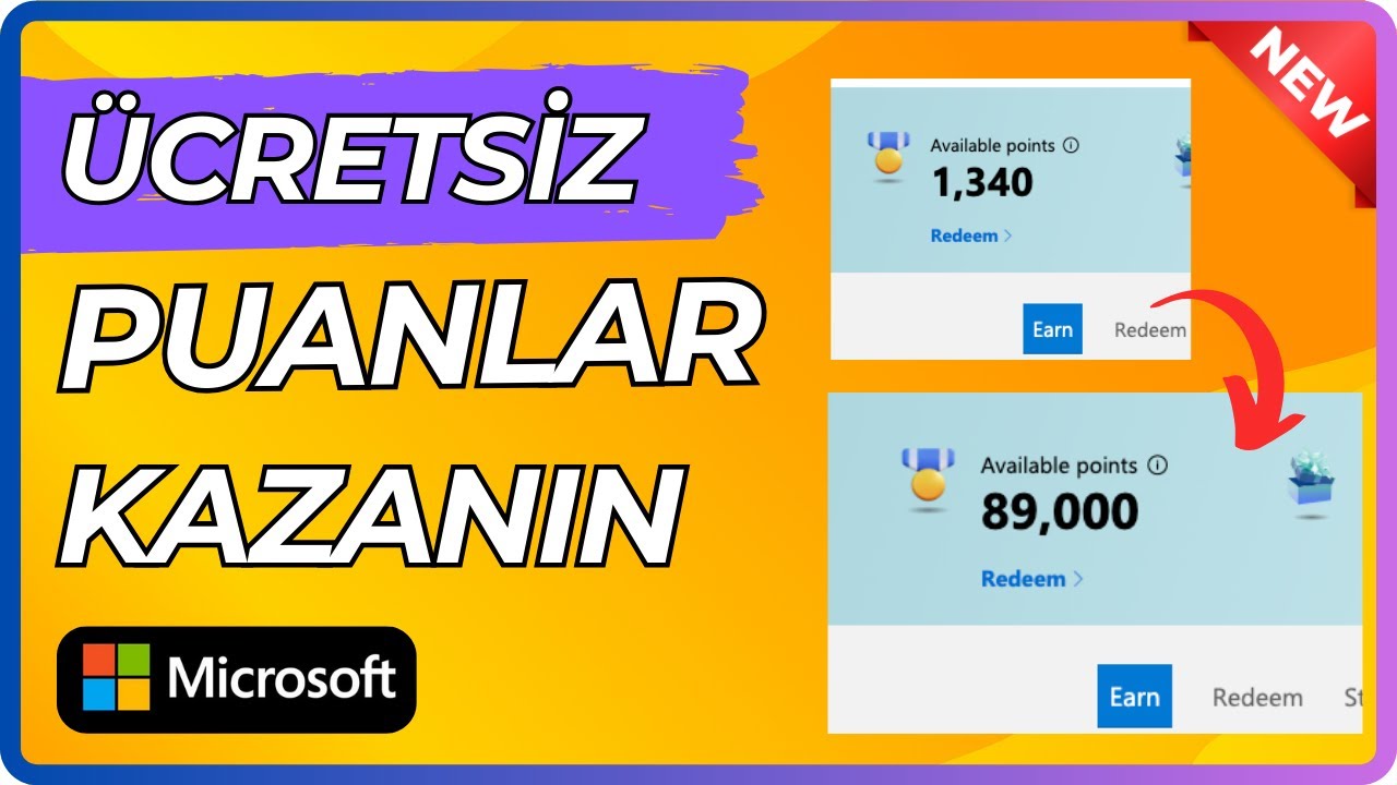 Ücretsiz Microsoft Rewards Puanları Nasıl Alınır - 3 yöntem - YouTube