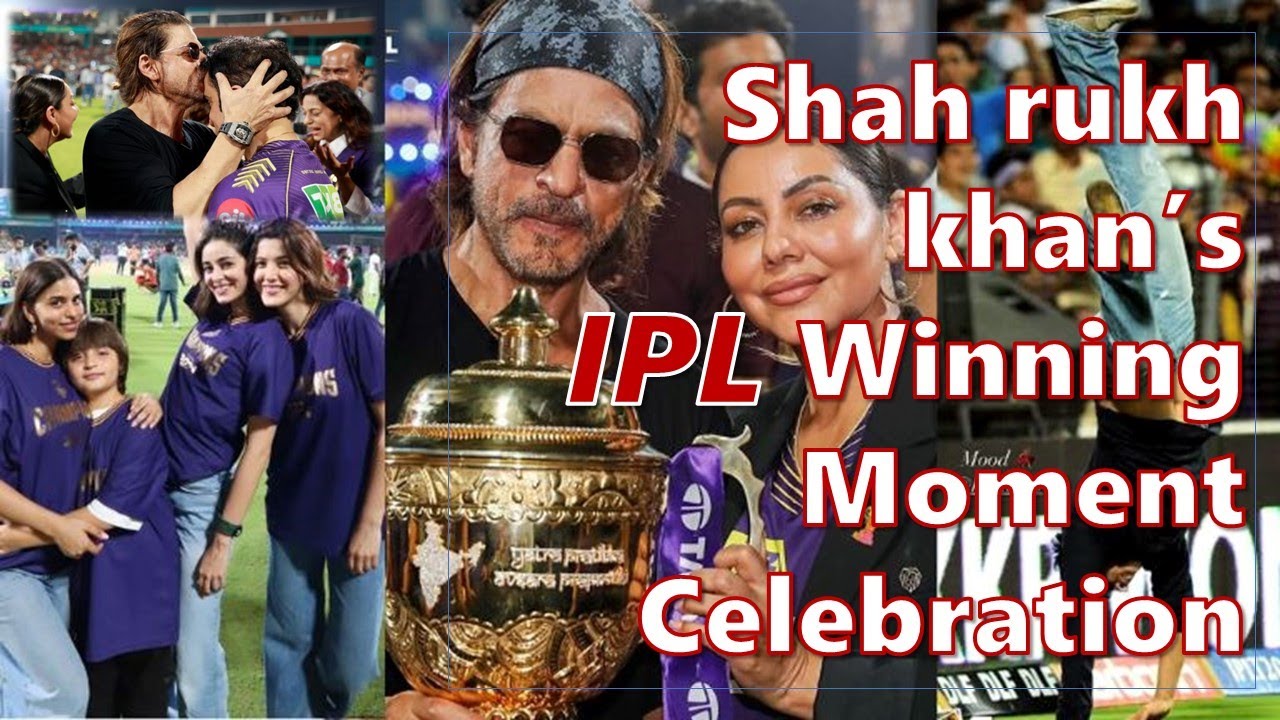Shah Rukh Khan's IPL Winning Moment Celebration @TheBriefingBoard - YouTube