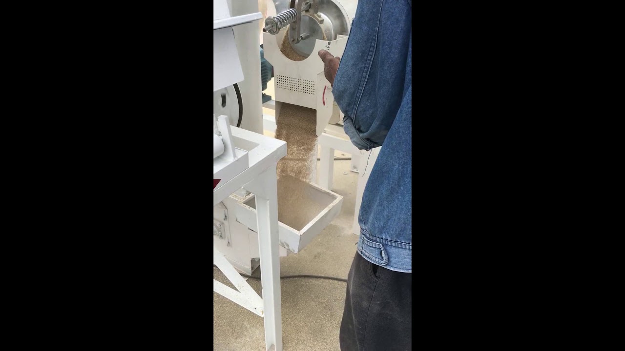 quinoa processing machines, quinoa saponin removing machine - YouTube