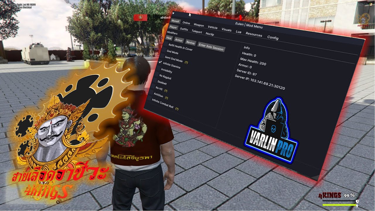 โปร FiveM Hack GTA V | เสกของ Gacha |เสกแฟชั่น| เสกรถ |ชุบตัวเอง| มอง ...